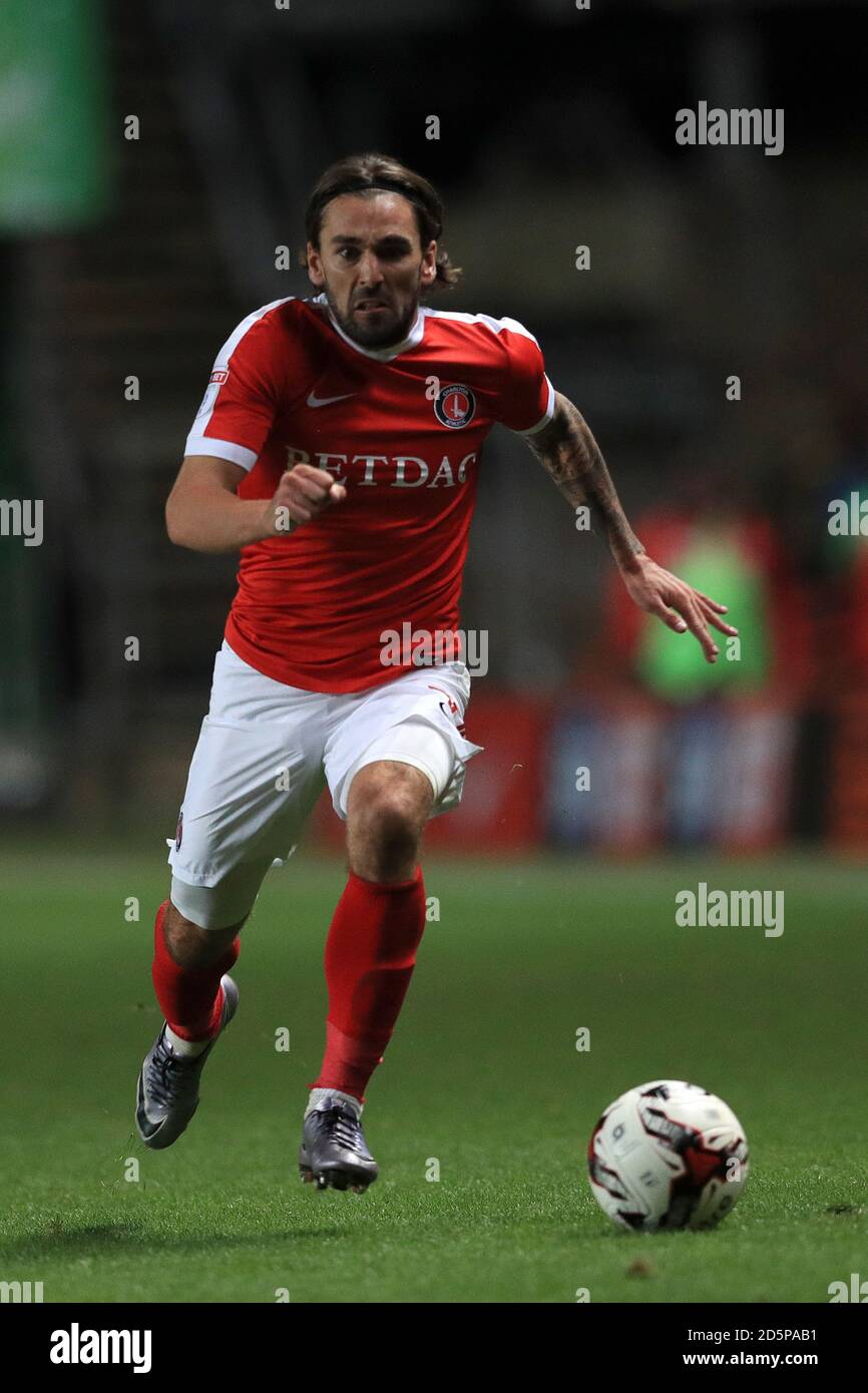 Charlton Athletic's Ricky Holmes Stock Photo - Alamy
