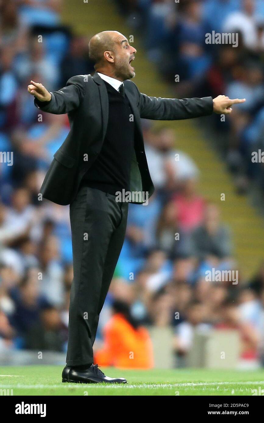 Manchester City manager Pep Guardiola Stock Photo - Alamy