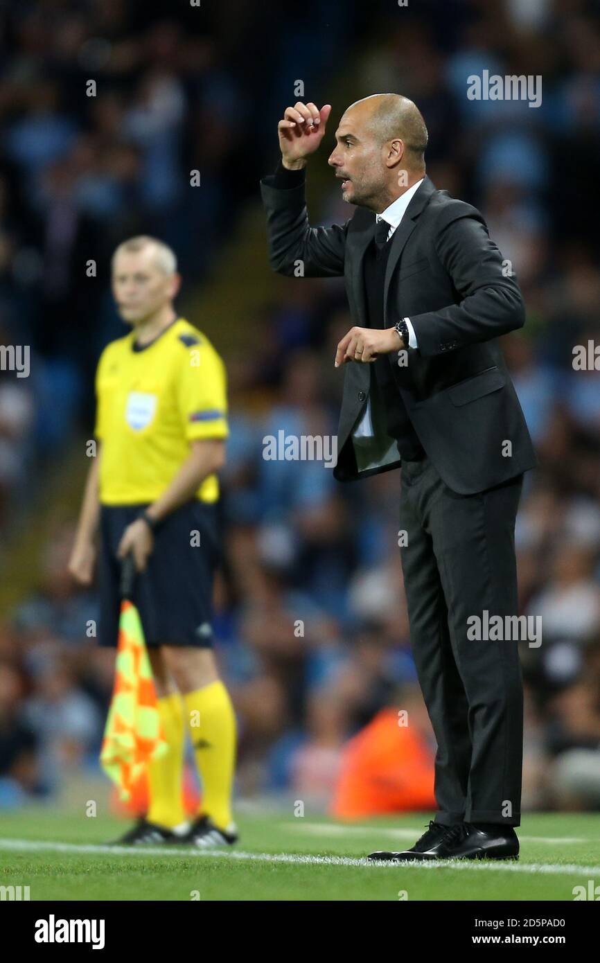 Manchester City manager Pep Guardiola Stock Photo - Alamy