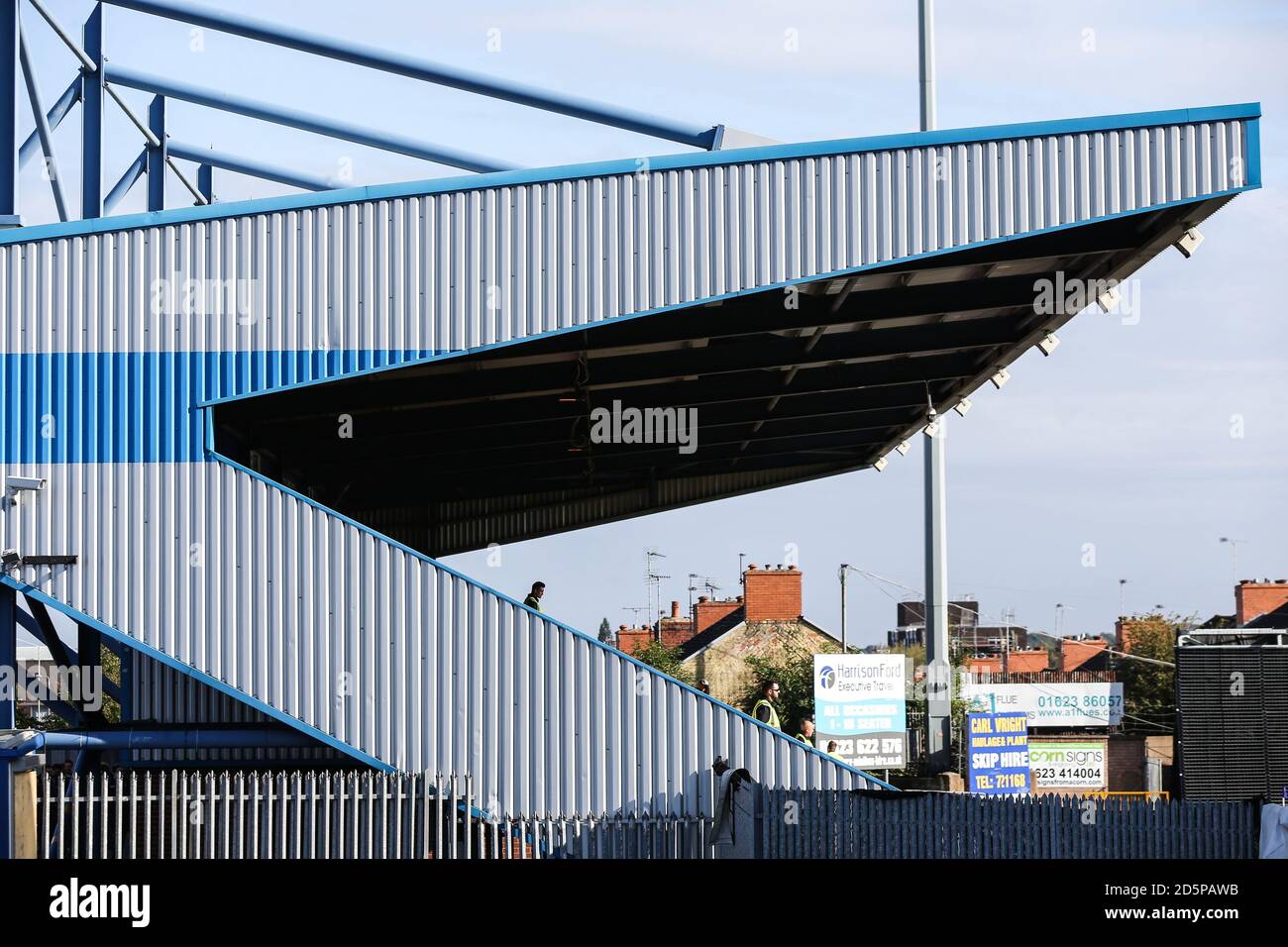 A view of the One Call Stadium before Mansfield Town's and Notts County ...