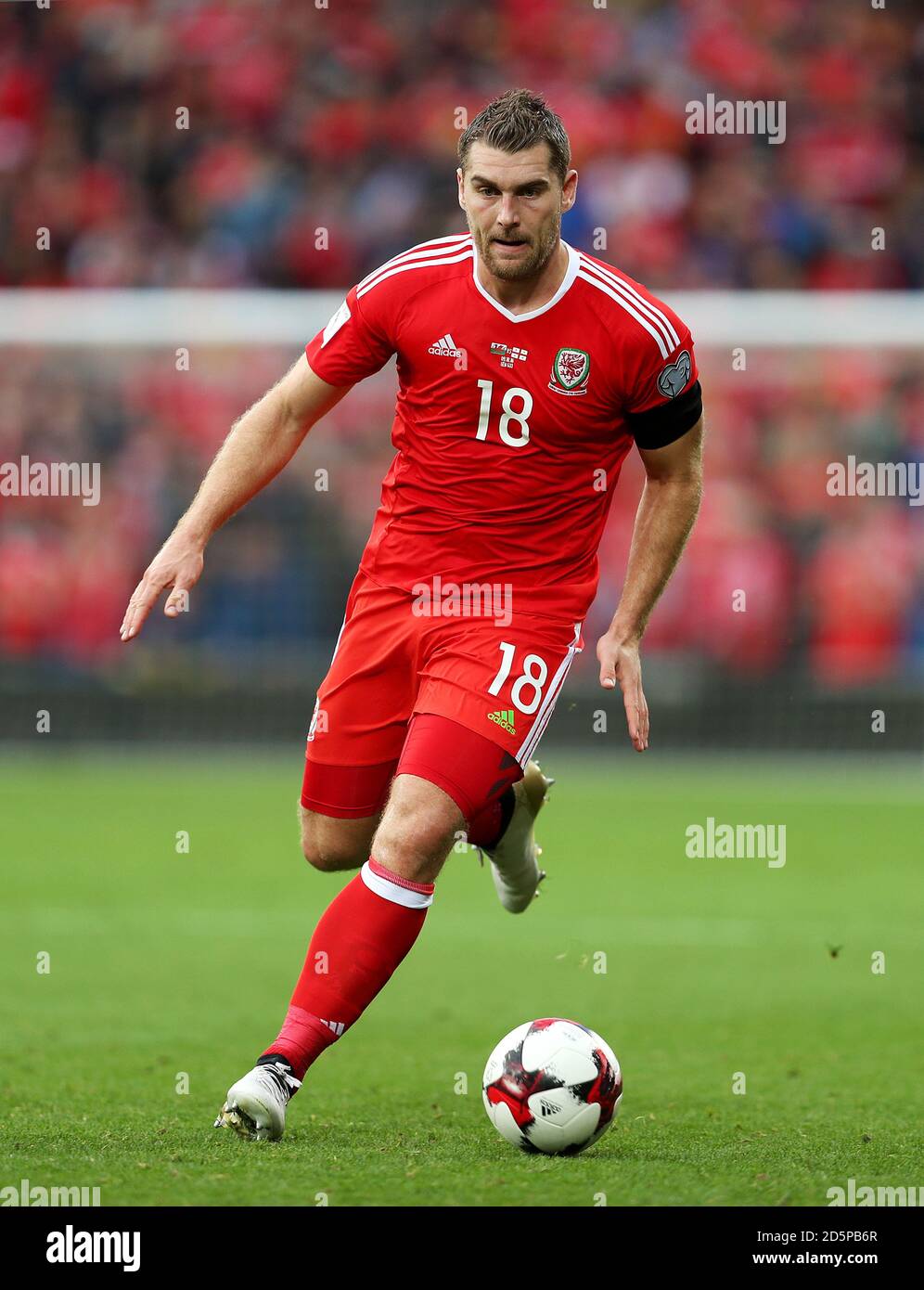 Wales' Sam Vokes Stock Photo - Alamy