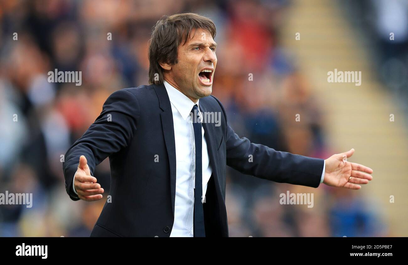 Chelsea manager Antonio Conte Stock Photo - Alamy