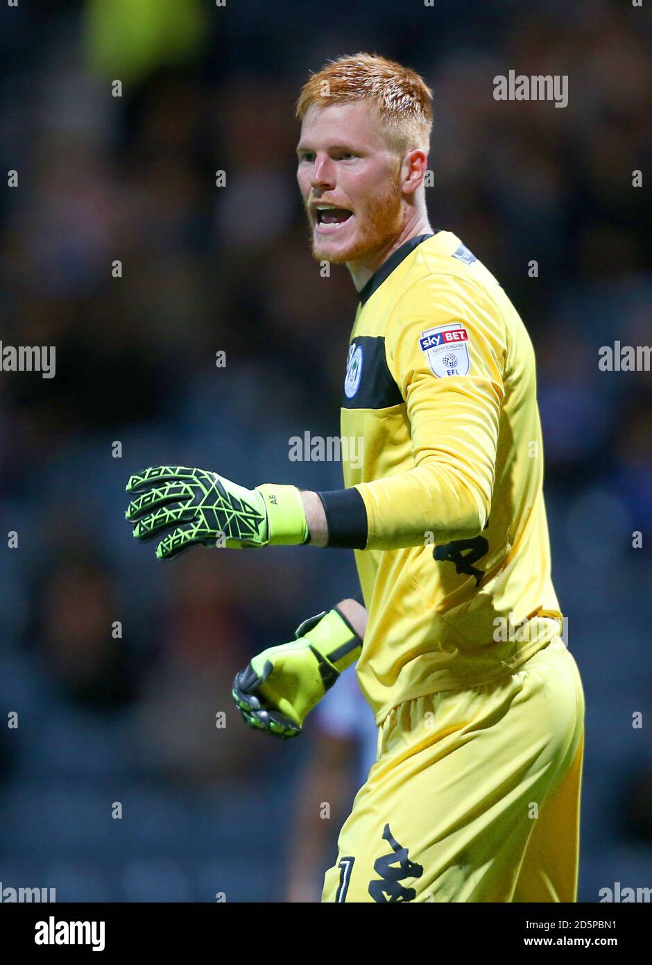 Goalkeeper Adam Bogdan, Wigan Athletic Stock Photo - Alamy
