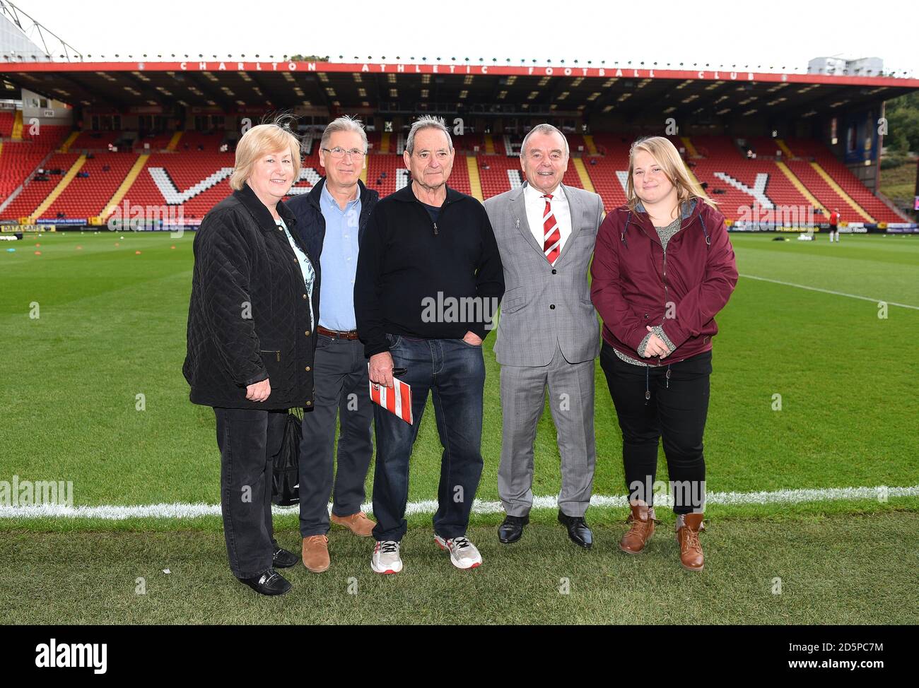 Charlton Athletic fan Peter Keys who is visiting The Valley for the ...