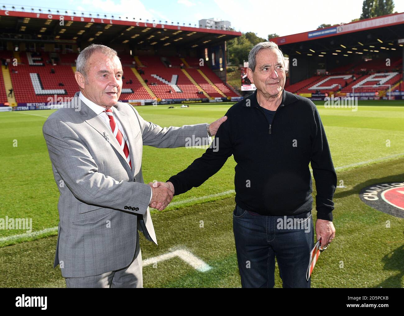 Charlton Athletic fan Peter Keys who is visiting The Valley for the ...