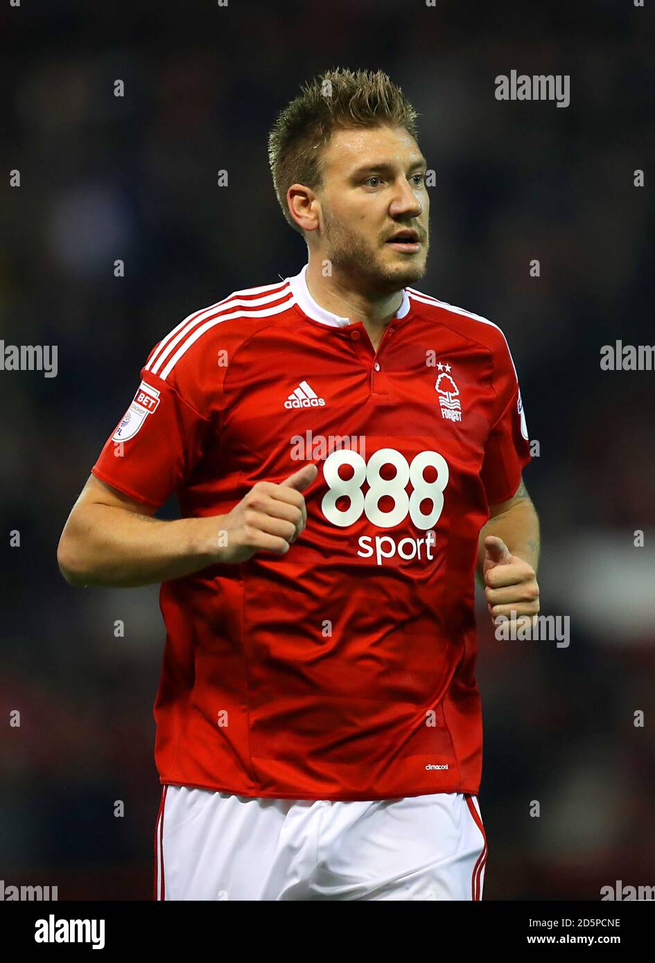 Nicklas Bendtner, Nottingham Forest Stock Photo - Alamy