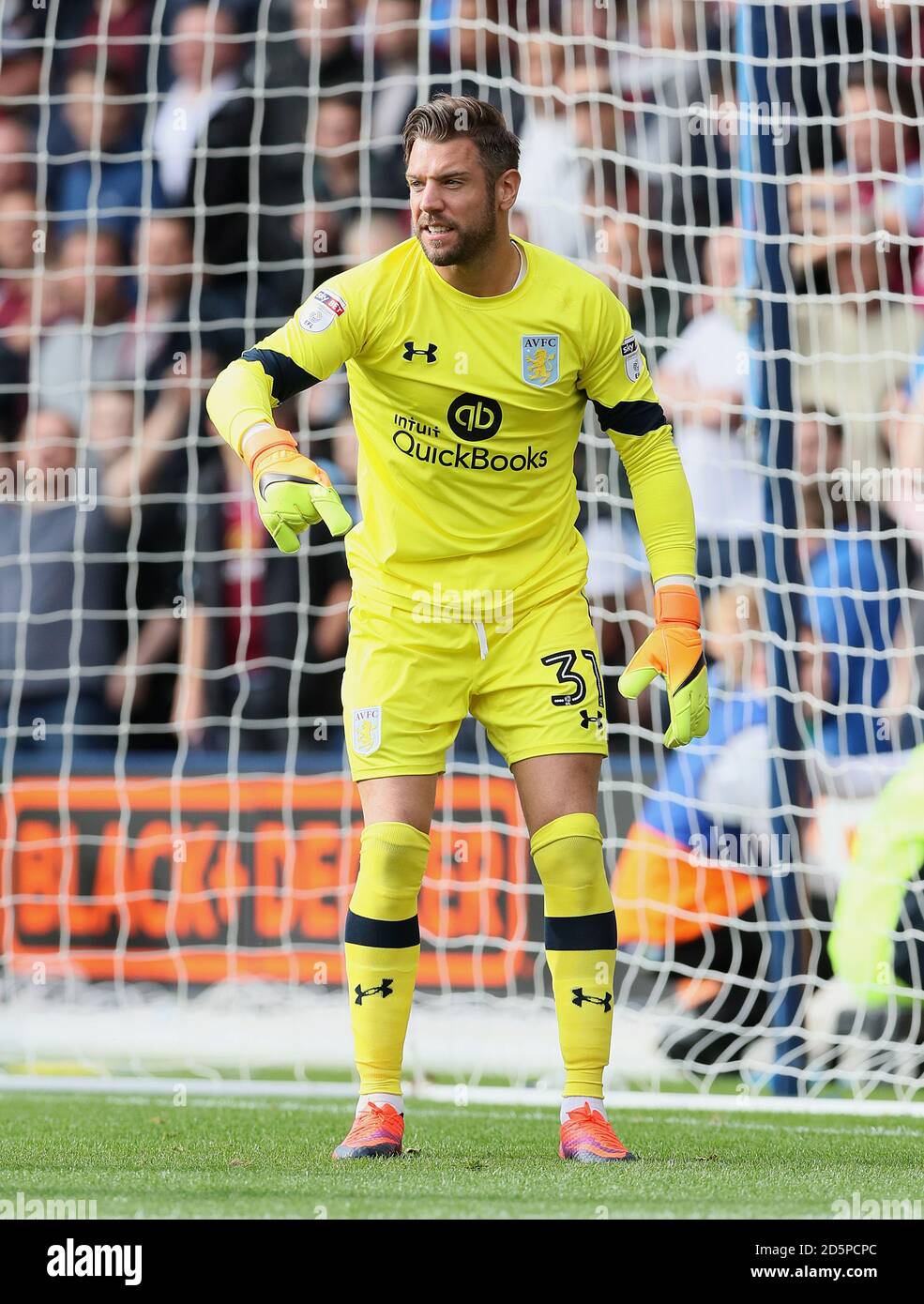 Aston Villa goalkeeper Mark Bunn Stock Photo - Alamy