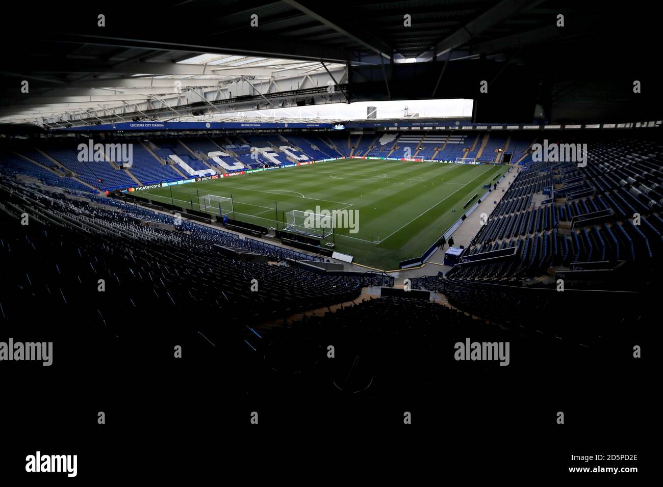 A general view of the King Power Stadium before kick-off Stock Photo ...
