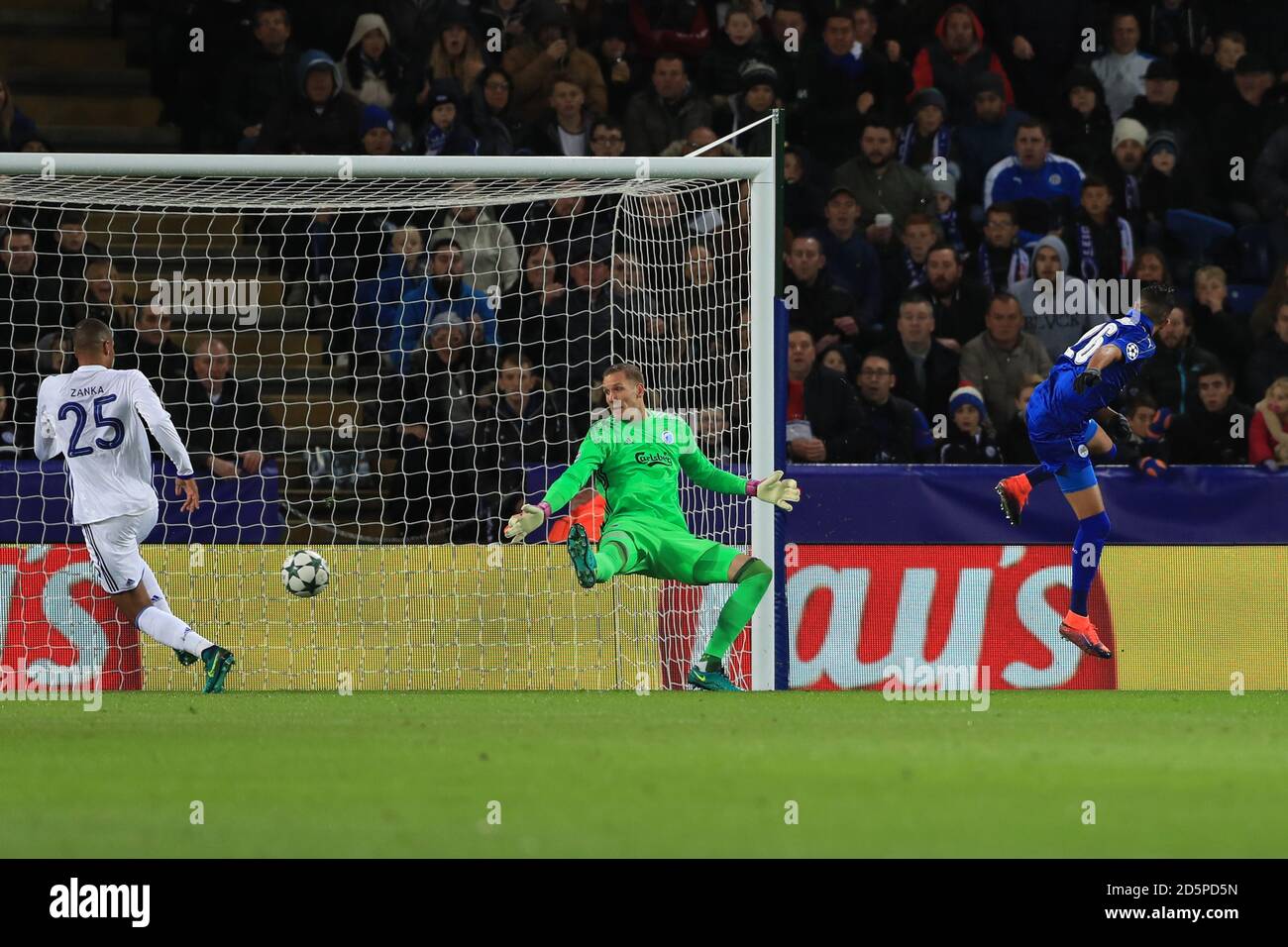 Leicester citys riyad mahrez scores hi-res stock photography and images ...