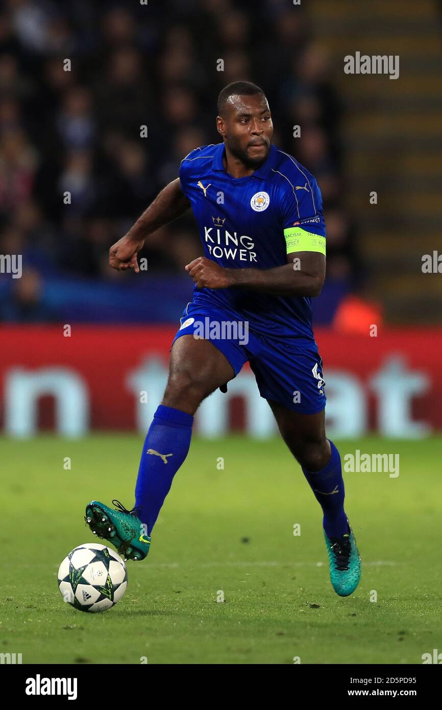 Leicester City's Wes Morgan Stock Photo - Alamy