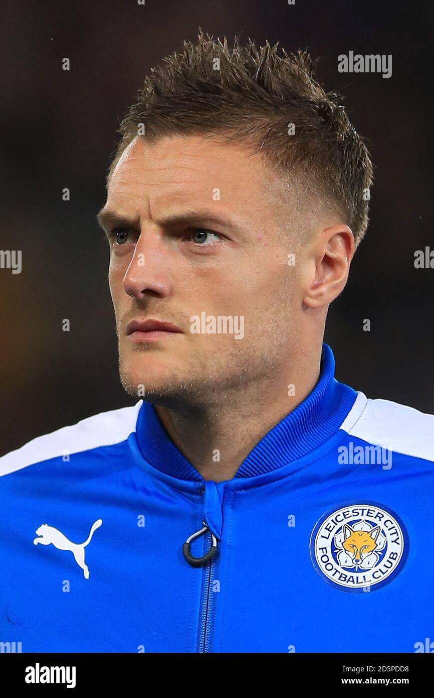 Leicester City's Jamie Vardy Stock Photo - Alamy