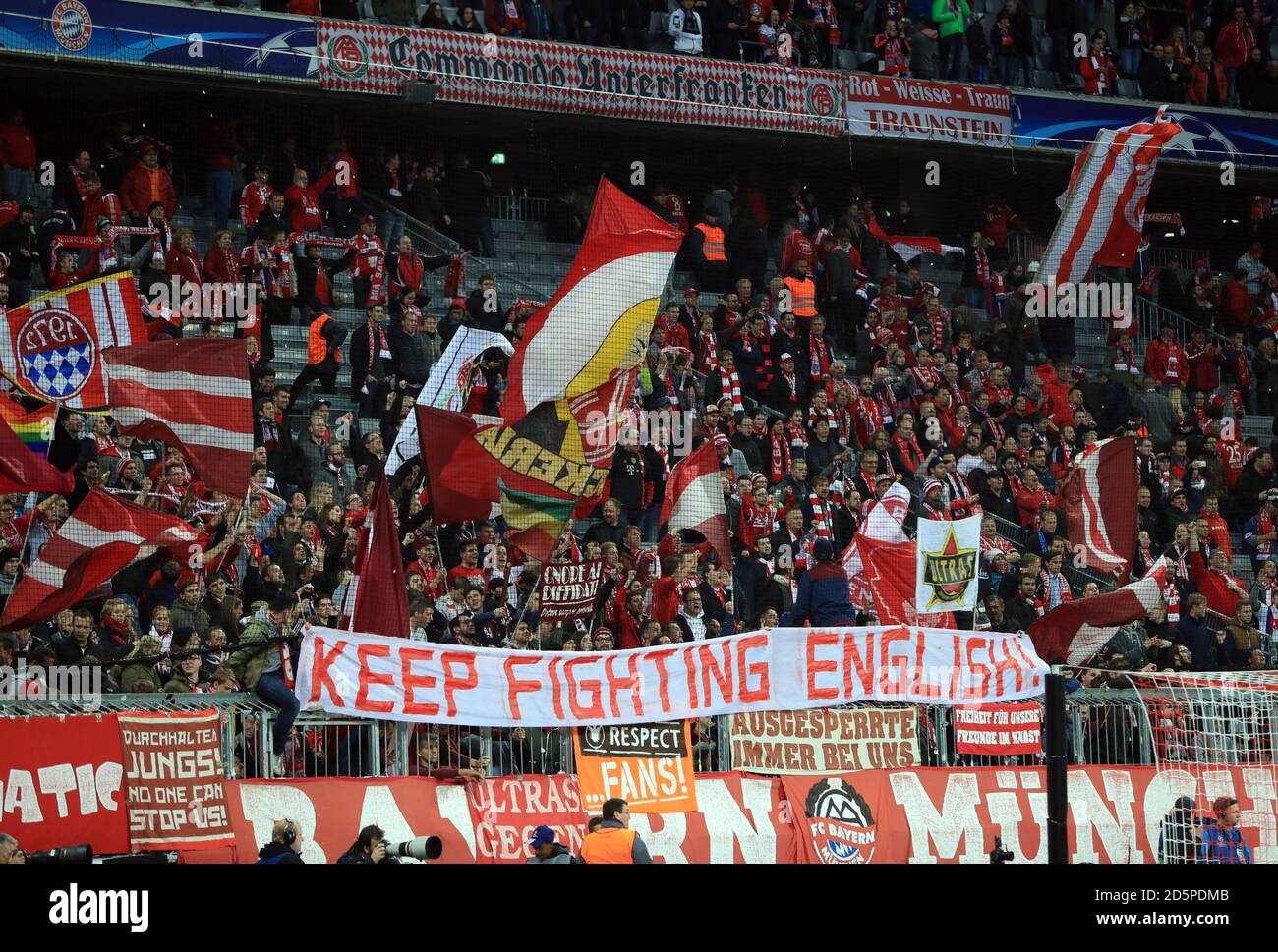 Fc bayern champions league fans hi-res stock photography and images - Alamy