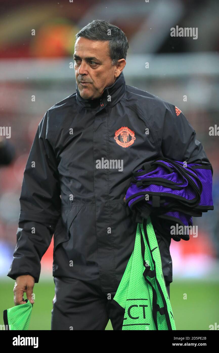 Manchester United Coach Ricardo Formosinho Stock Photo - Alamy