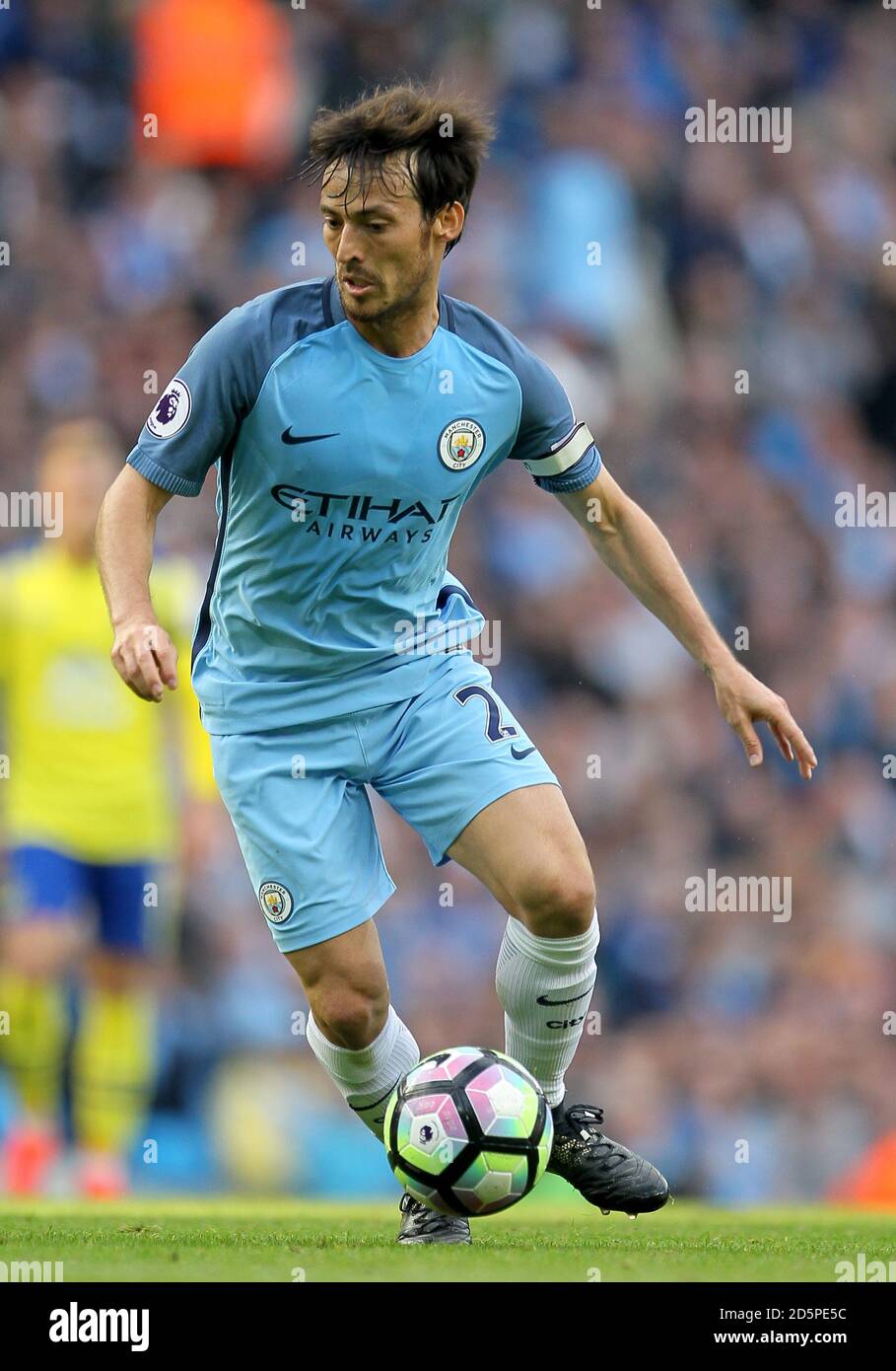 Manchester City's David Silva Stock Photo - Alamy