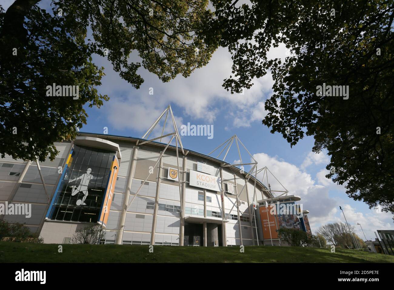 Hull City's KCOM stadium Stock Photo - Alamy