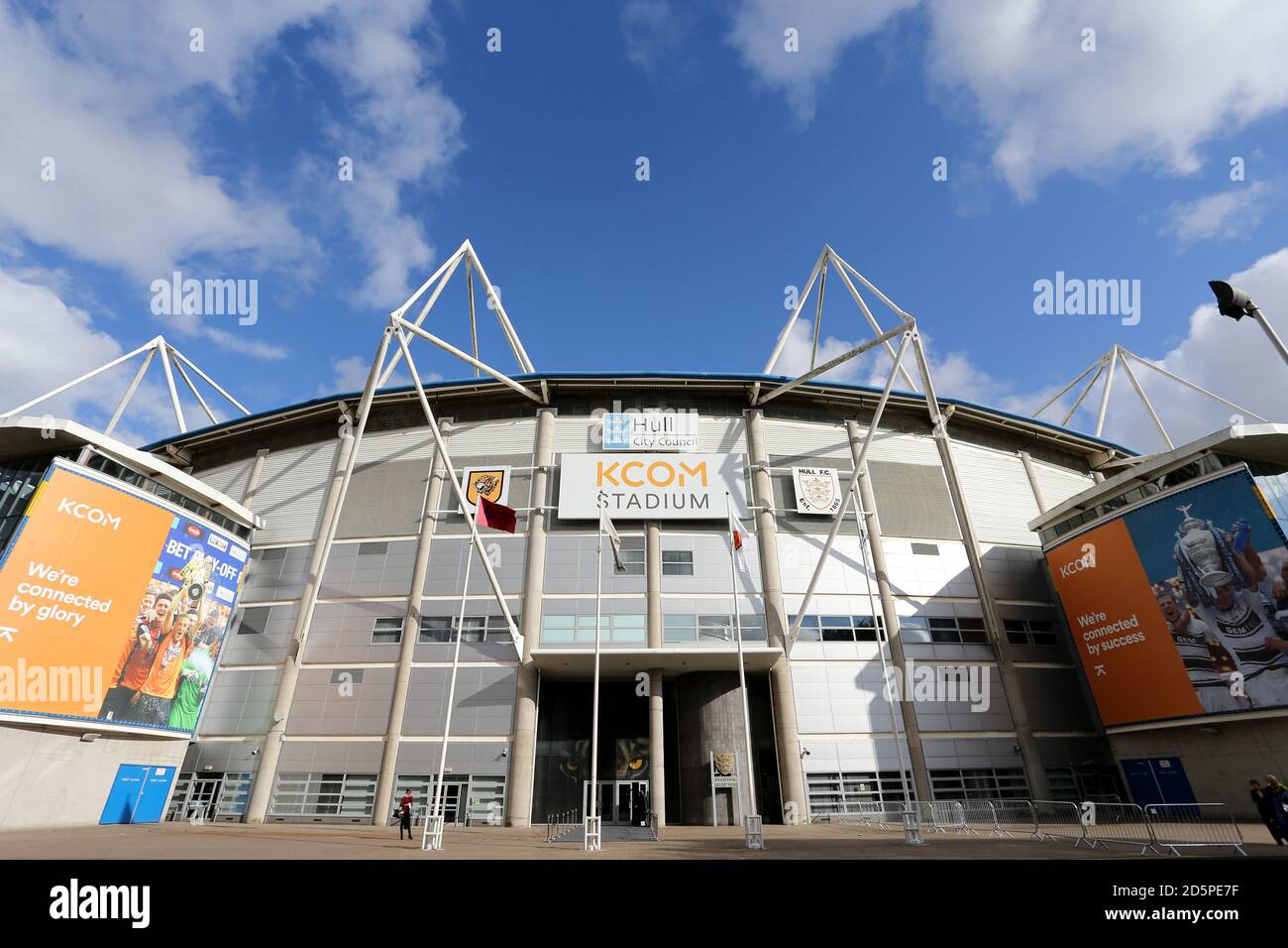 Hull City's KCOM stadium Stock Photo - Alamy