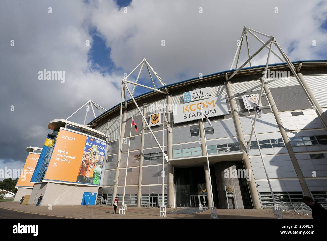 Hull City's KCOM stadium Stock Photo - Alamy