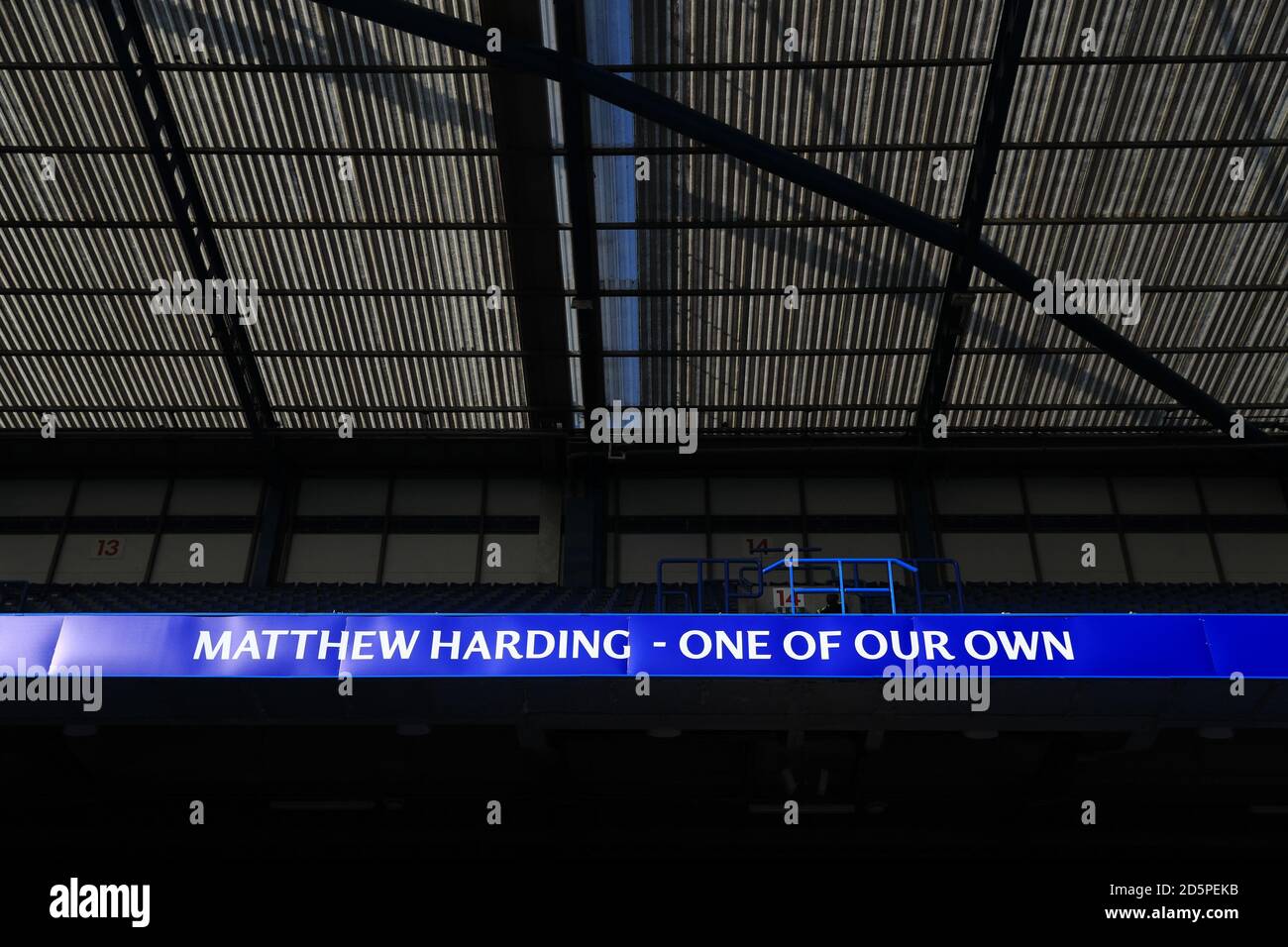 A general view of a tribute to Former Chelsea Vice Chairman Matthew ...