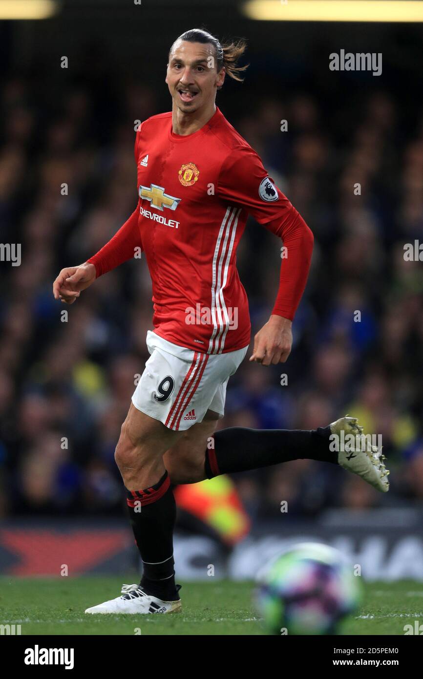 Manchester United's Zlatan Ibrahimovic Stock Photo - Alamy