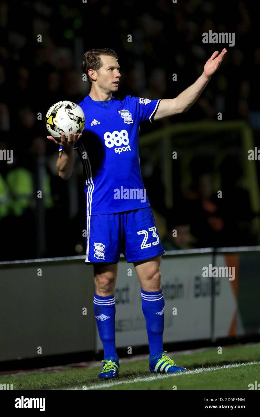 Birmingham City's Jonathan Spector takes a throw-in Stock Photo - Alamy