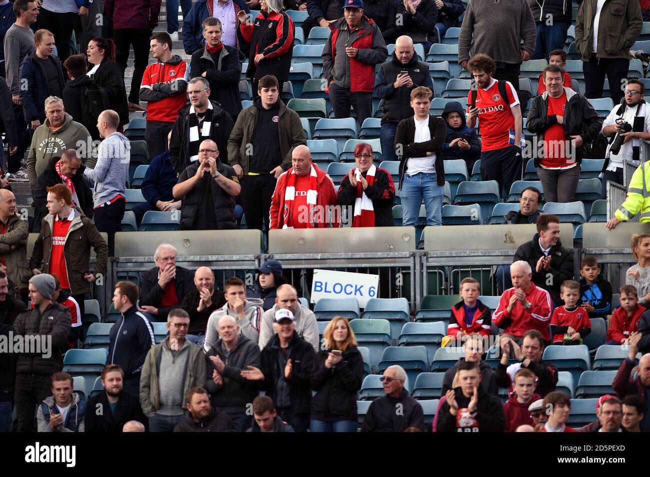 Away section hi-res stock photography and images - Alamy