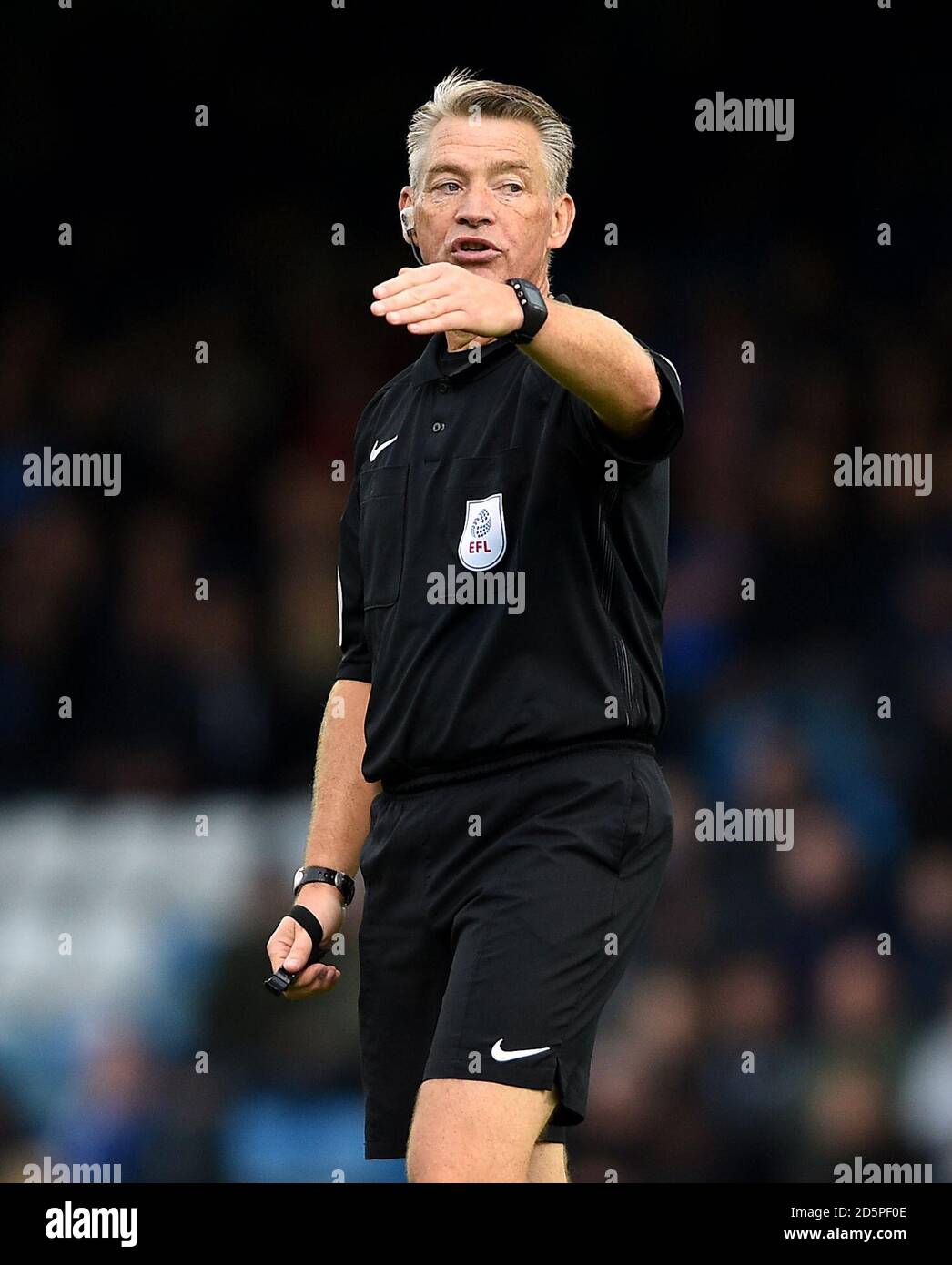 Referee Mark Haywood Stock Photo - Alamy