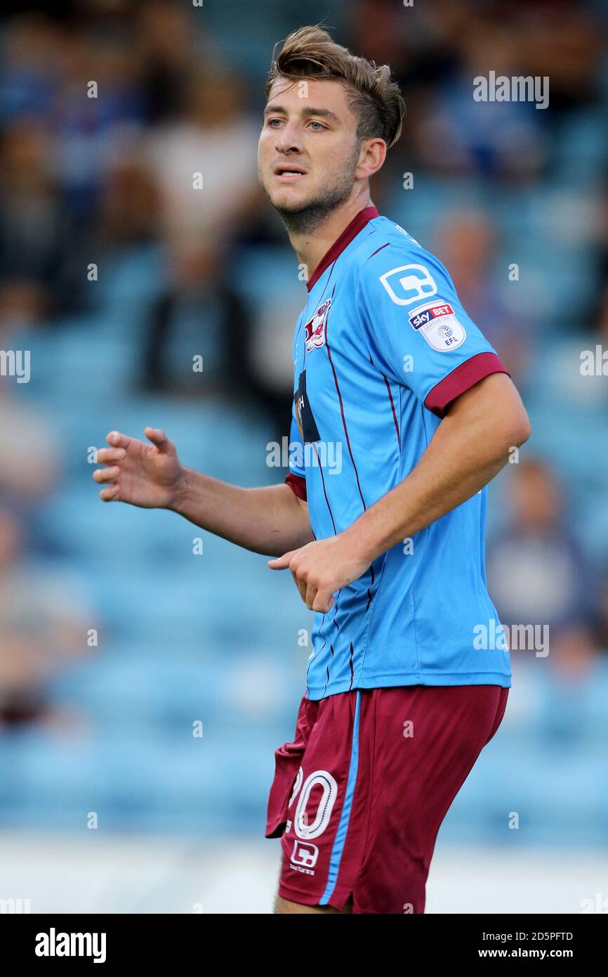 Scunthorpe United's Charlie Goode Stock Photo - Alamy