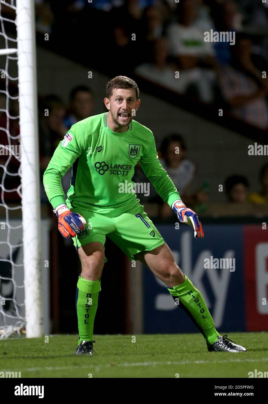 Bristol City goalkeeper Frank Fielding Stock Photo - Alamy
