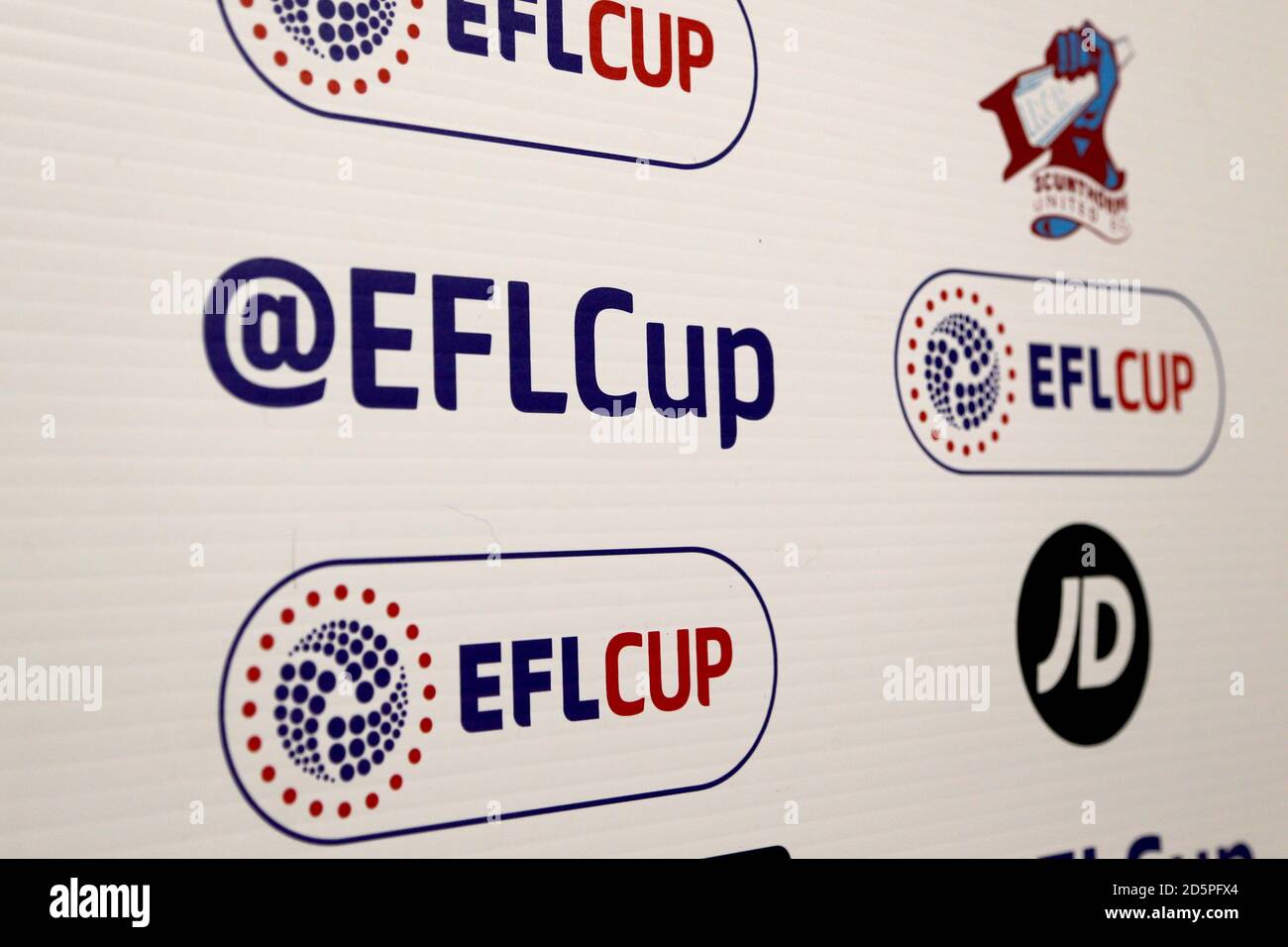 EFL Cup signage Stock Photo - Alamy