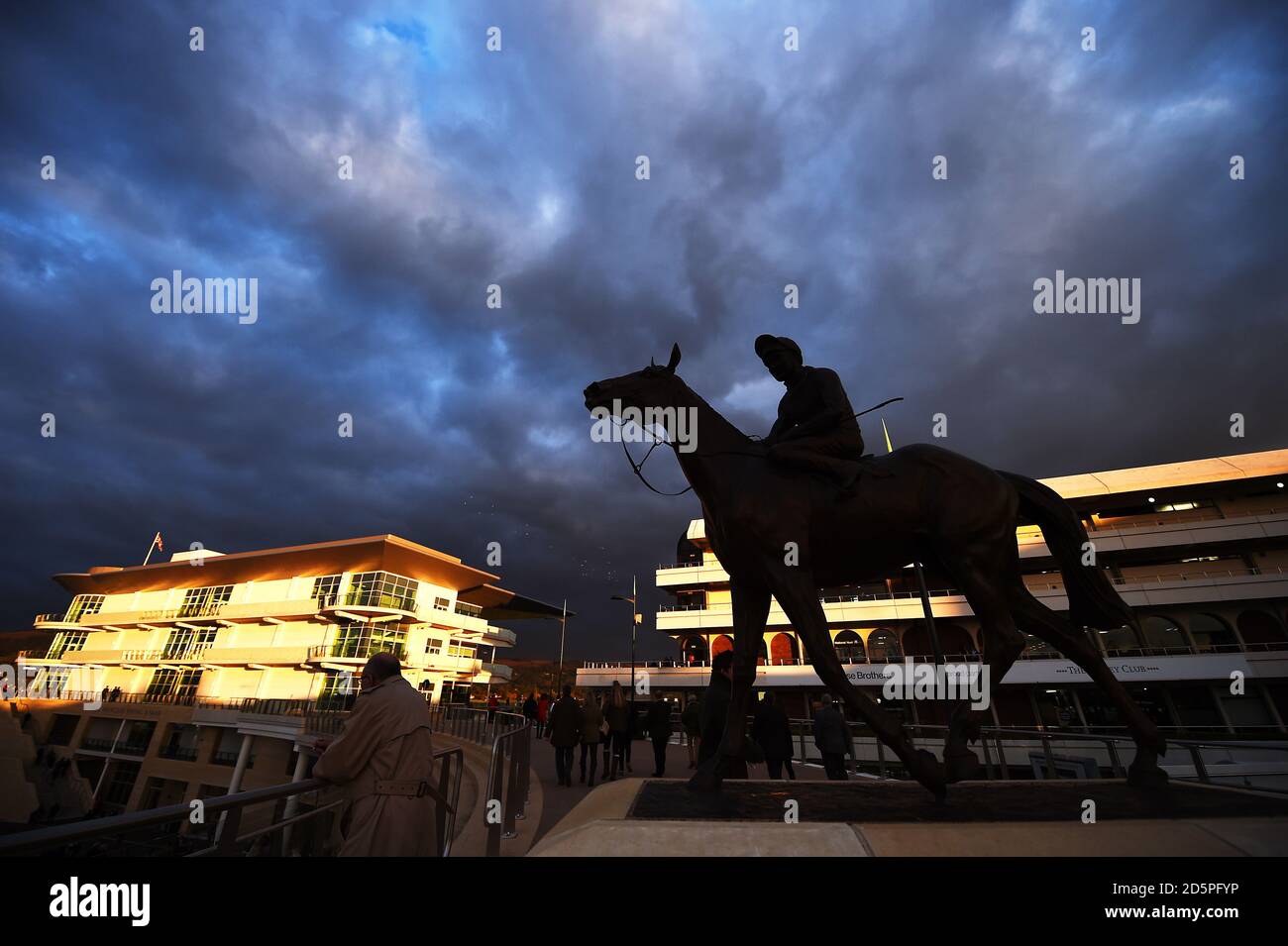 Dawn run statue at cheltenham racecourse hi-res stock photography and ...