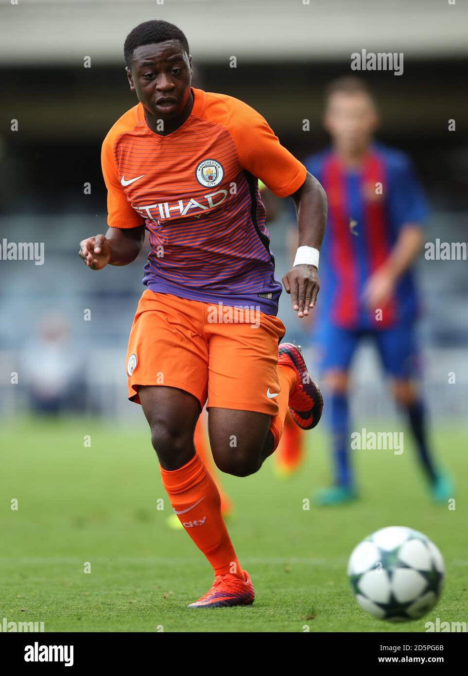 Manchester City's Aaron Nemane Stock Photo - Alamy