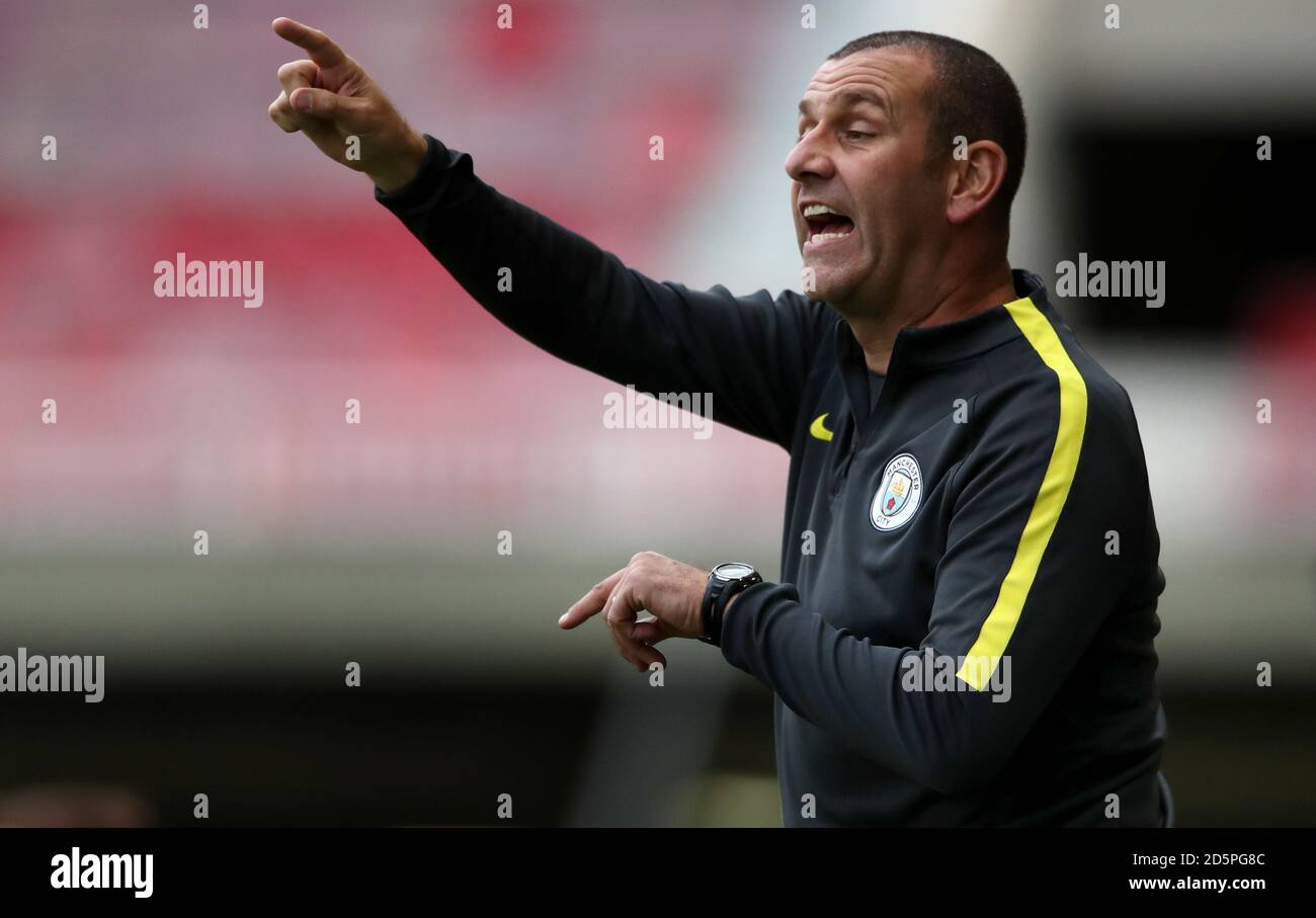 Manchester City manager Simon Davies Stock Photo - Alamy
