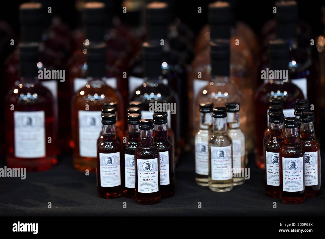 A general view of a gin stand in the The Centaur, a food and drink ...
