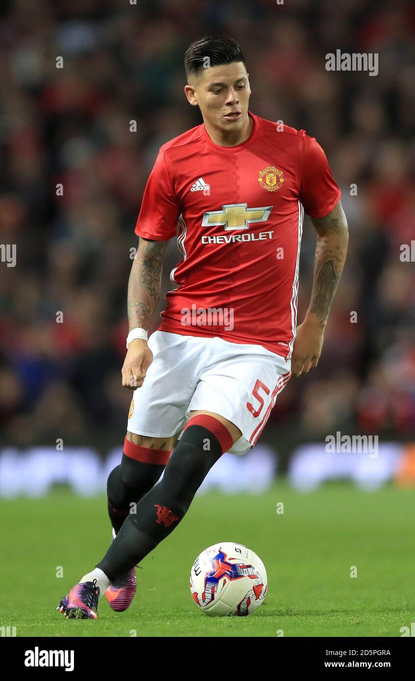 Manchester United's Marcos Rojo Stock Photo - Alamy