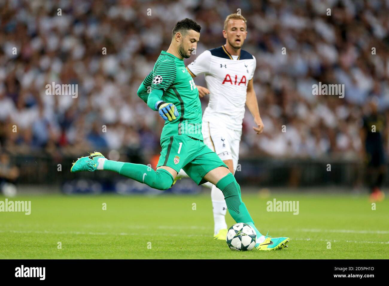Monaco goalkeeper Danijel Subasic Stock Photo - Alamy