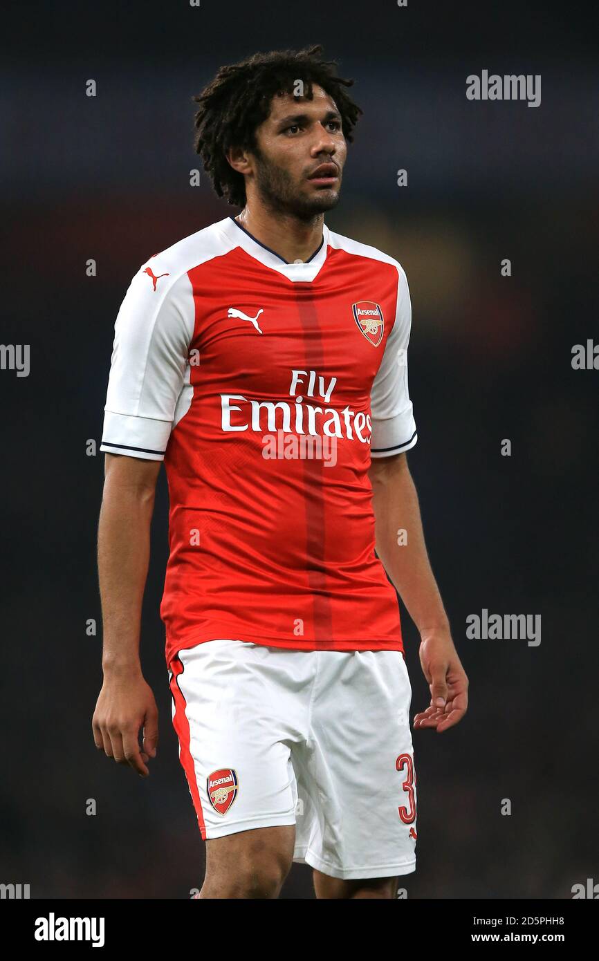 Mohamed Elneny, Arsenal Stock Photo - Alamy