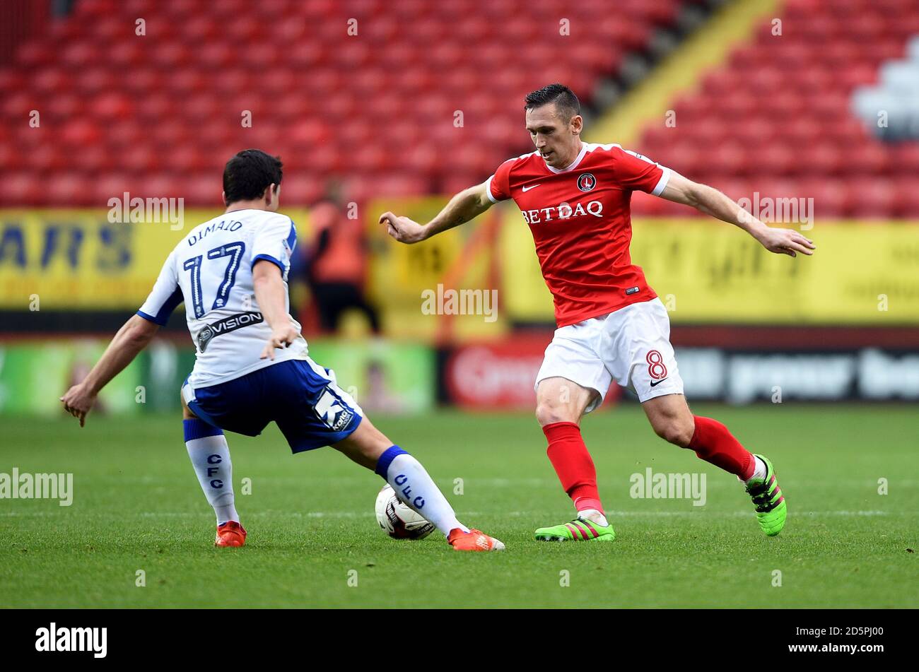 Charlton Athletic's Andrew Crofts Stock Photo - Alamy