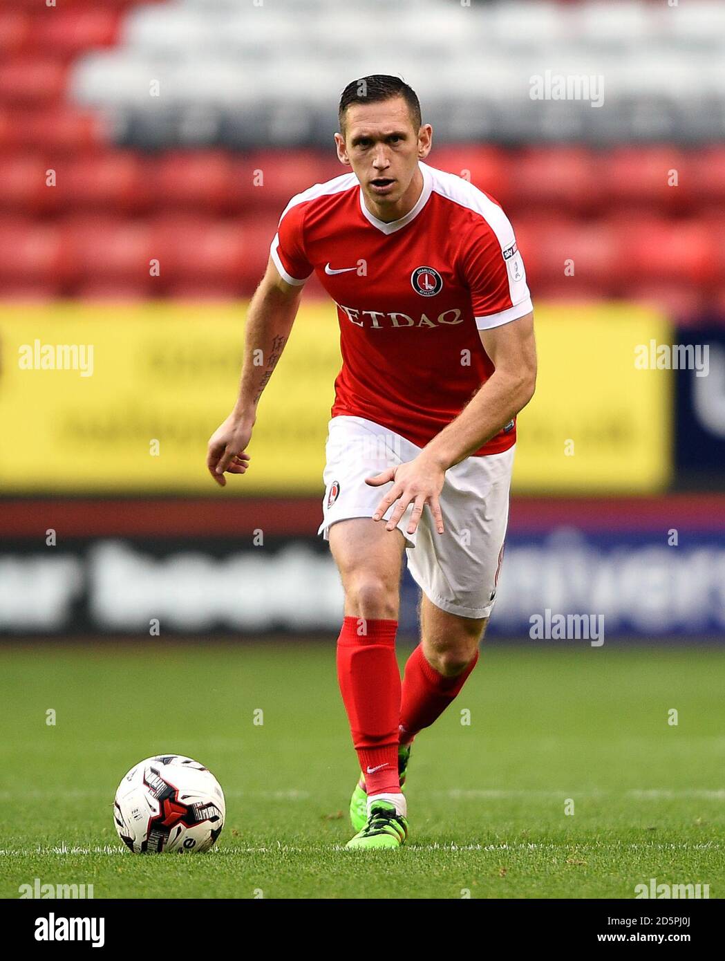 Charlton Athletic's Andrew Crofts Stock Photo - Alamy