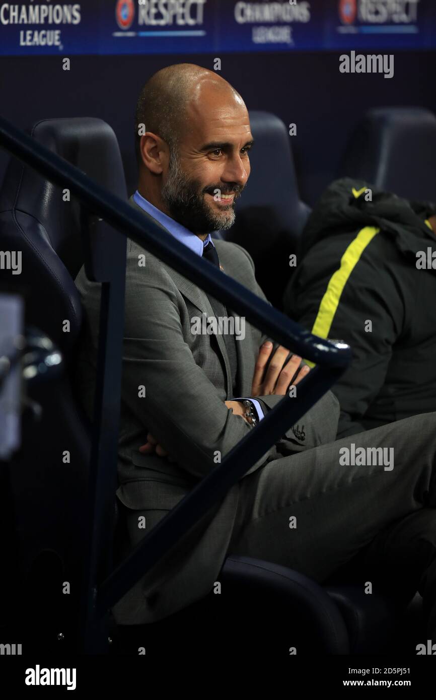 Manchester City manager Pep Guardiola Stock Photo - Alamy