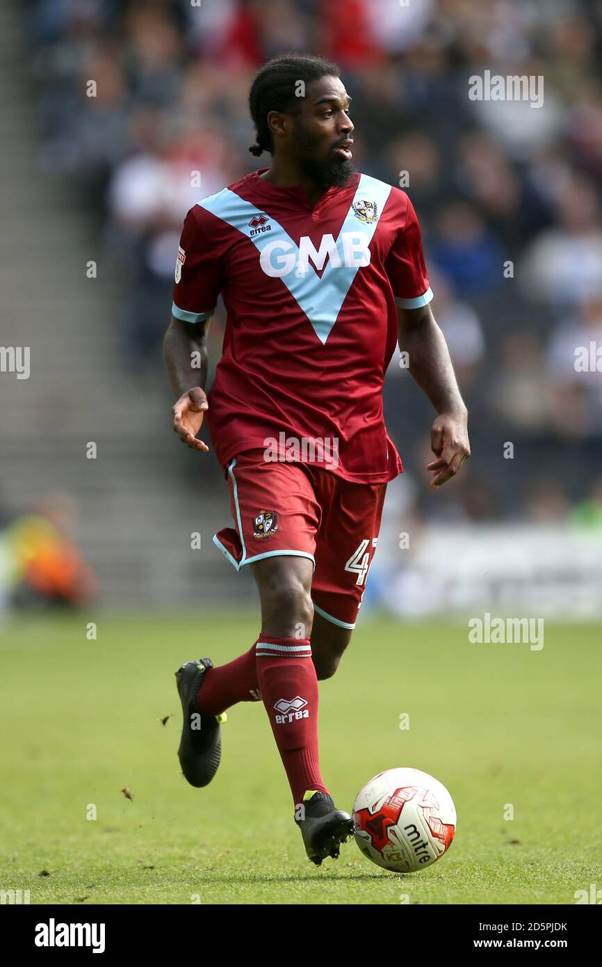 Port Vale's Anthony Grant Stock Photo - Alamy