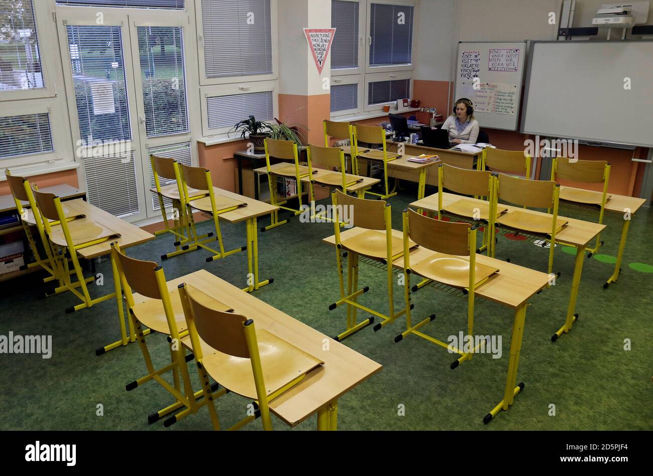 Prague school classroom hi-res stock photography and images - Alamy