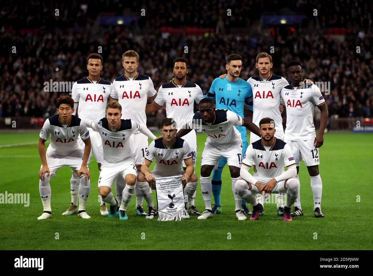 Tottenham Hotspur team group: (Left-Right) Back Row - Dele Alli, Eric ...