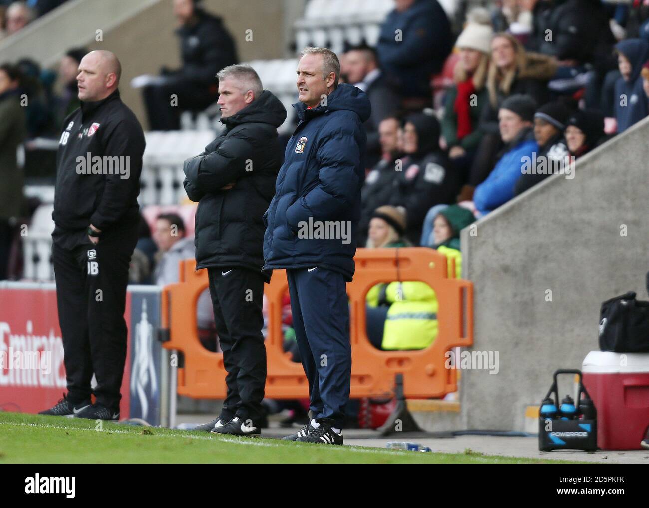 Coventry City's manager Mark Venus Stock Photo - Alamy