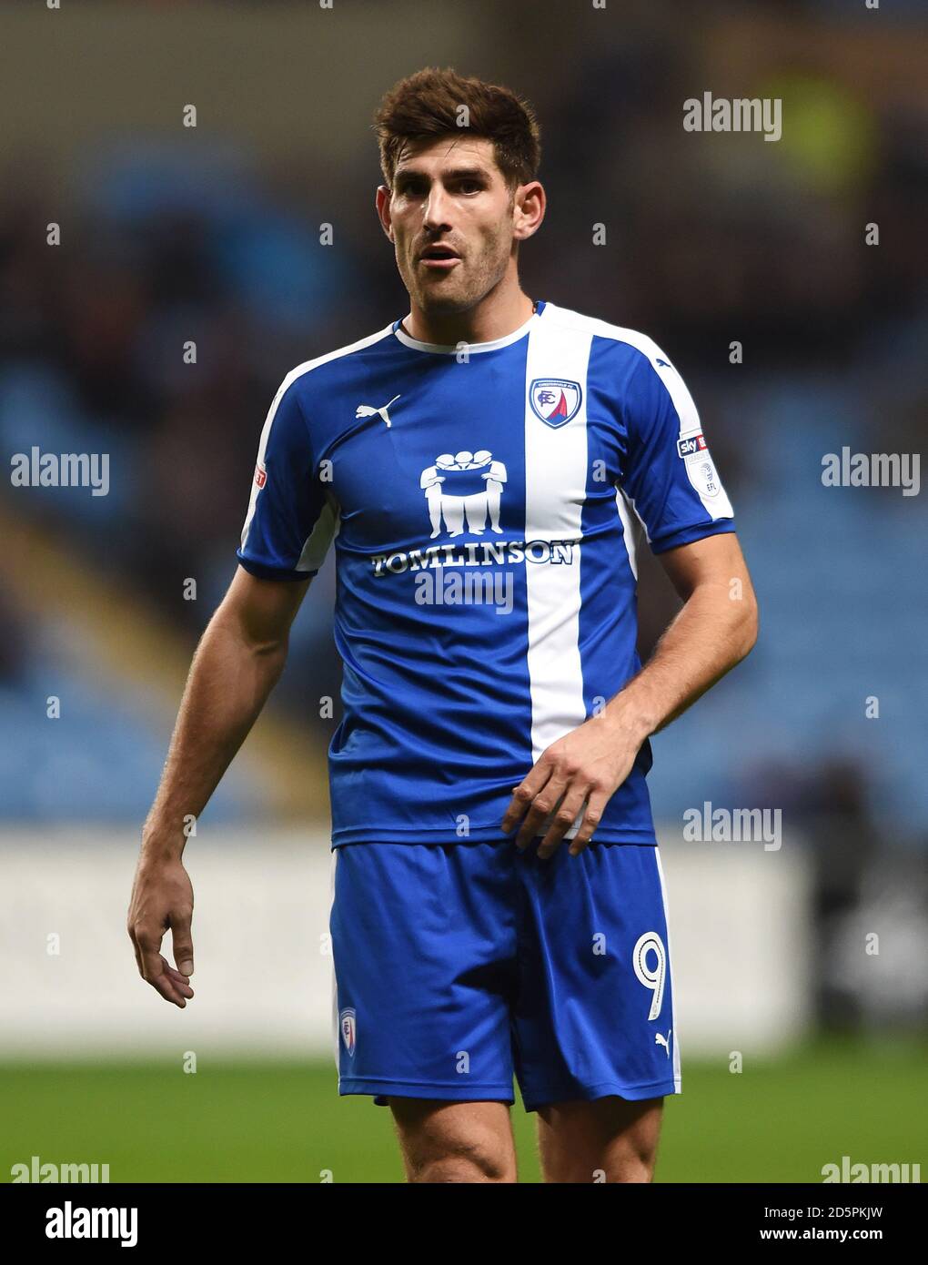 Chesterfield's Ched Evans Stock Photo - Alamy