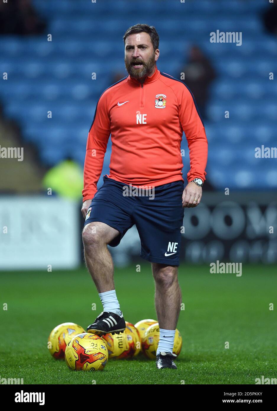 Coventry City coach Nicky Eaden Stock Photo - Alamy