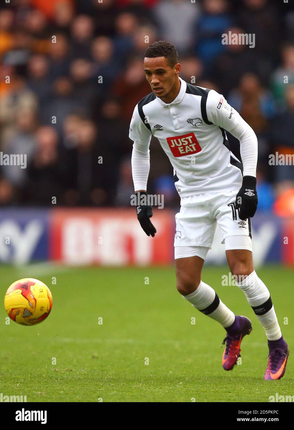 Derby County's Thomas Ince Stock Photo - Alamy