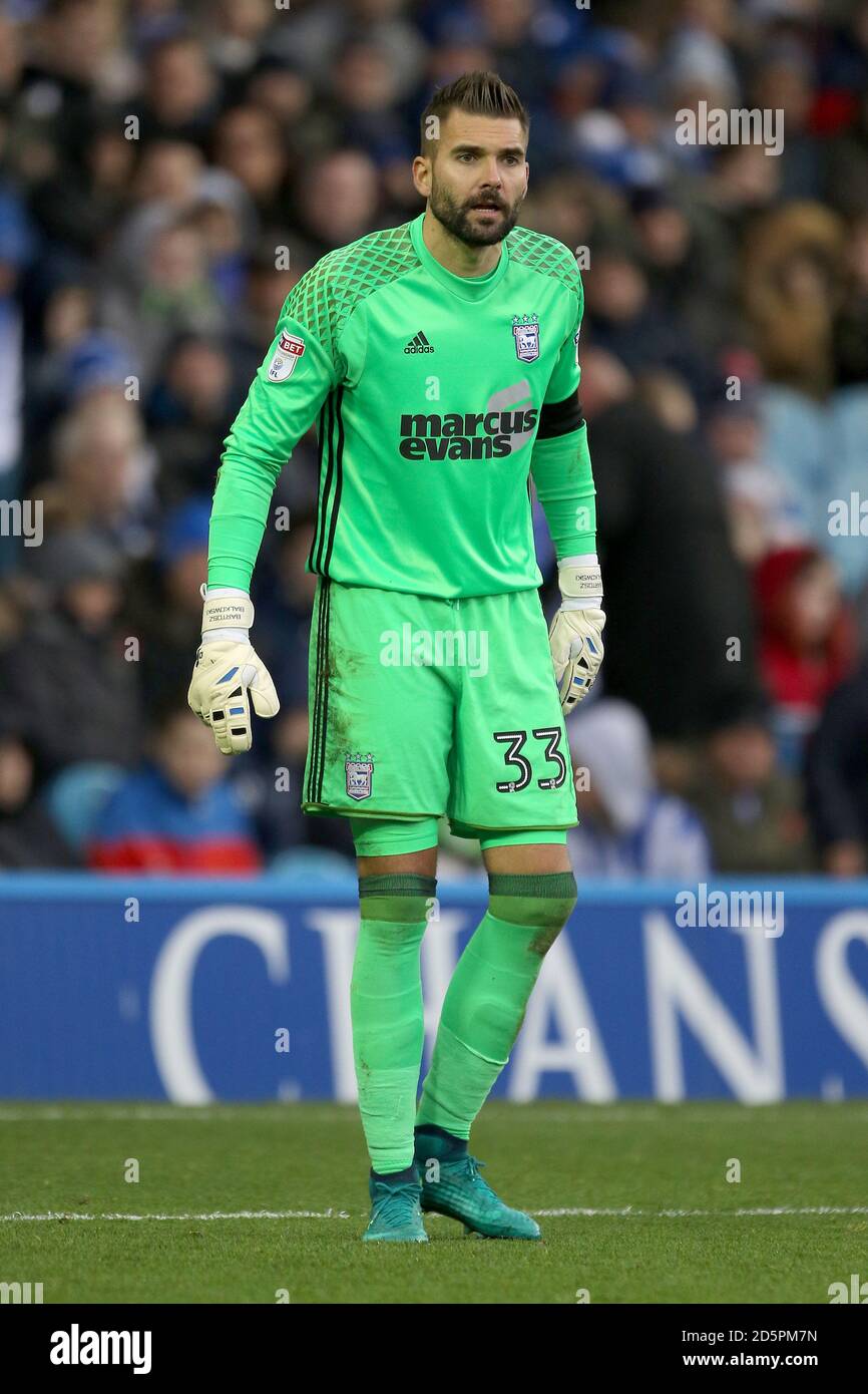 Ipswich Town goalkeeper Bartosz Bialkowski Stock Photo - Alamy