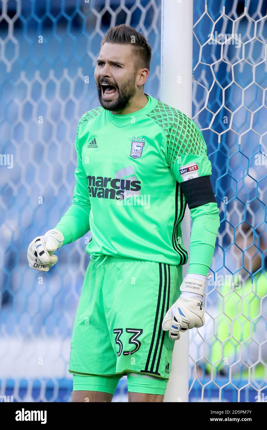 Ipswich Town goalkeeper Bartosz Bialkowski Stock Photo - Alamy