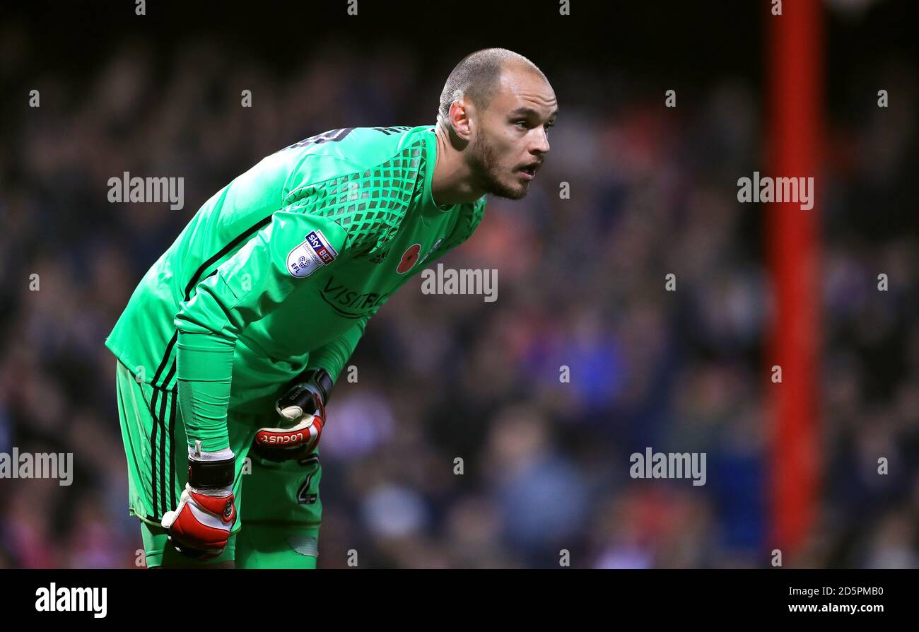Brentford goalkeeper david button hi-res stock photography and images ...