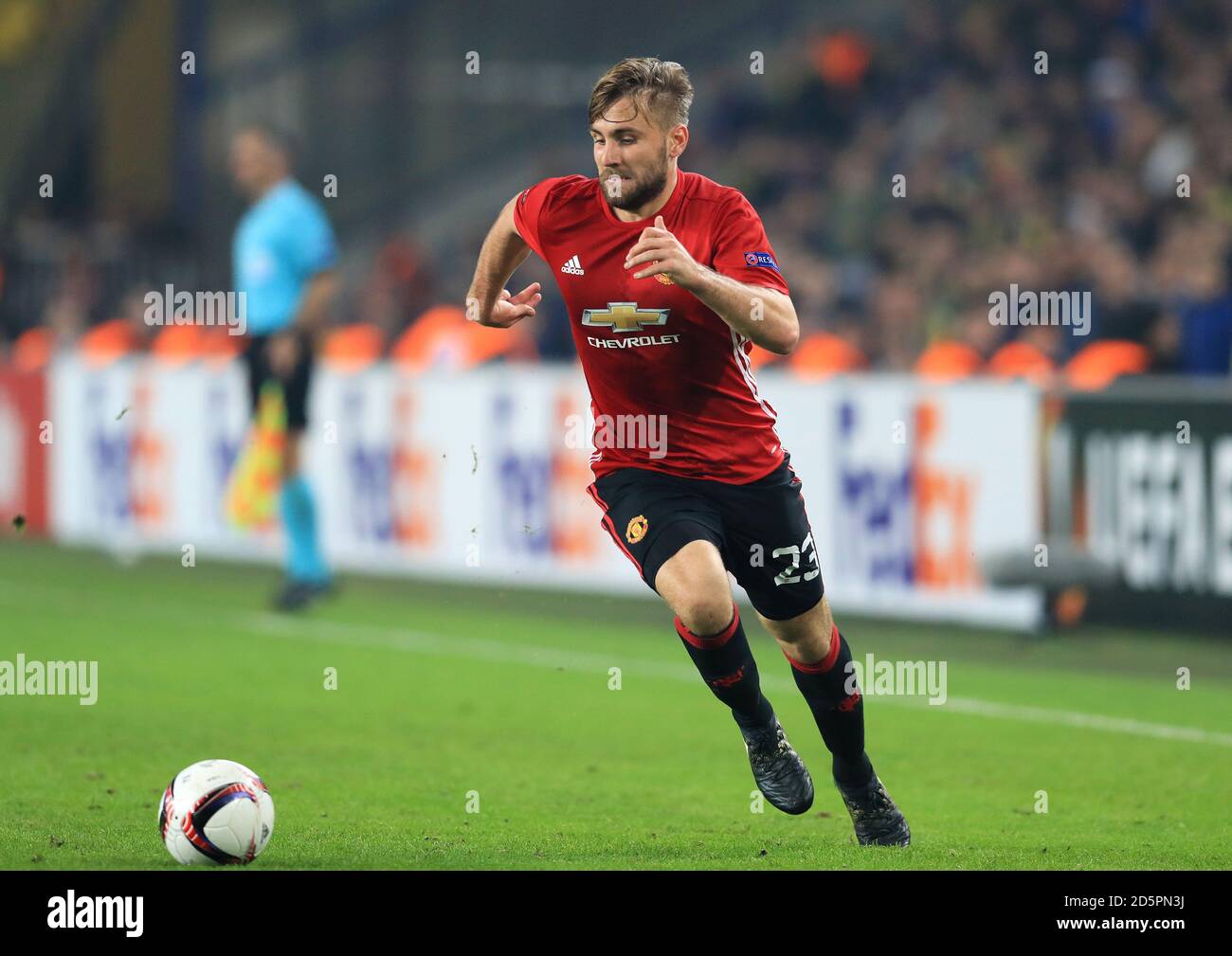 Manchester United's Luke Shaw Stock Photo - Alamy